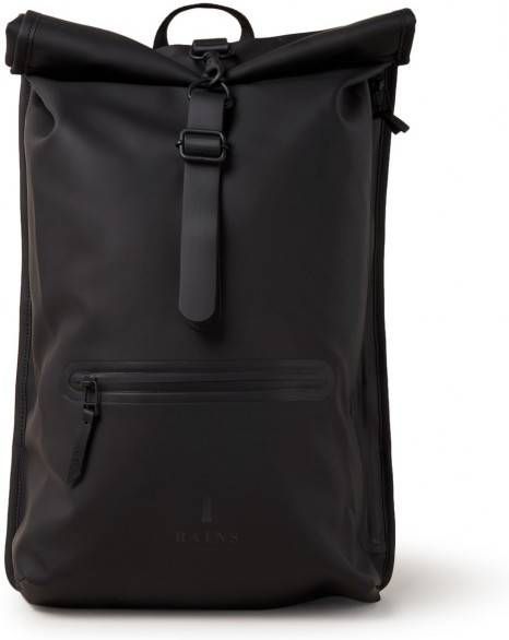 Rains Rolltop waterafstotende rugzak met laptopvak - Jassenshoponline.nl