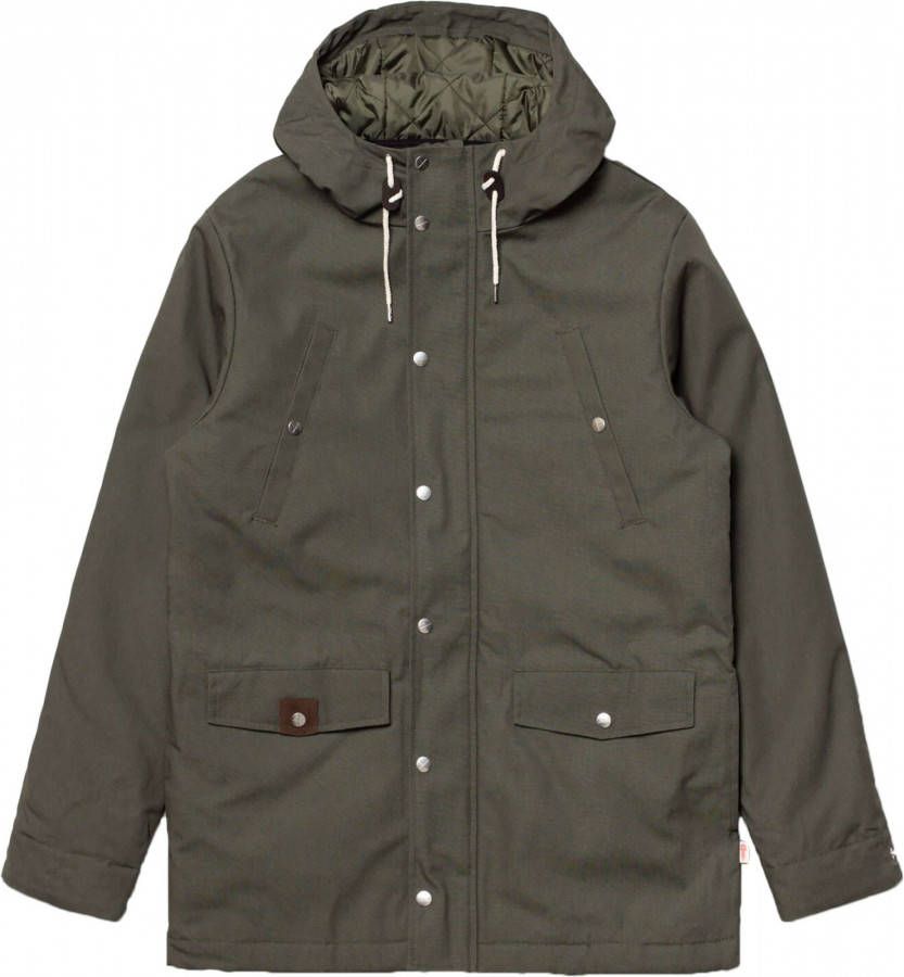 RVLT REVOLUTION parka jas 7246 X legergroen - Jassenshoponline.nl